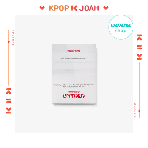 (WEVERSE ALBUMS ver.) ENHYPEN [ROMANCE : UNTOLD] 2nd ALBUM (12th Jul ...