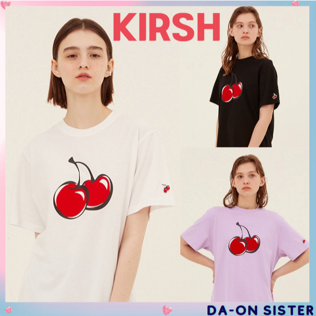 [ Kirsh ] เสื ้ อยืด BIG CHERRY ( 3color🏠 เกาหลีแท ้ 100 % | Shopee ...