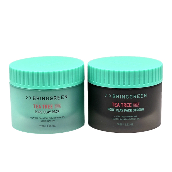 [Bring Green ] Tea Tree Cica Clay / Strong Pack 120g / 100g | Shopee ...