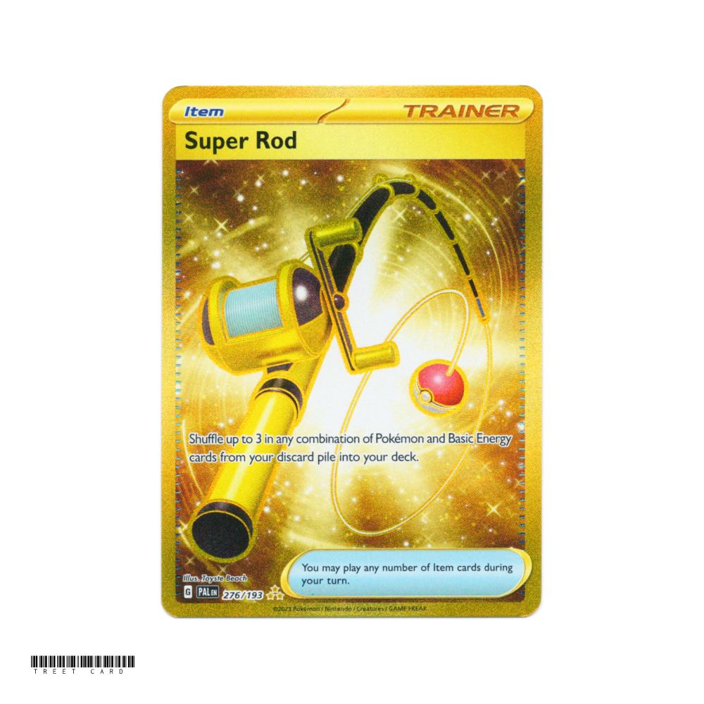 Super Rod PAL 276/193 Paldea Evolved Hyper EN การ์ดเกมโปเกมอน PTCG ...