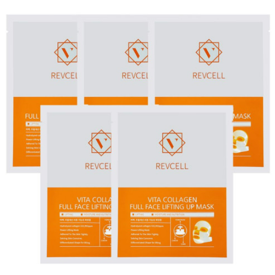 Revcel Vita Collagen Full Face Lifting Up Mask 1P 3P 5P Vita Collagen ...