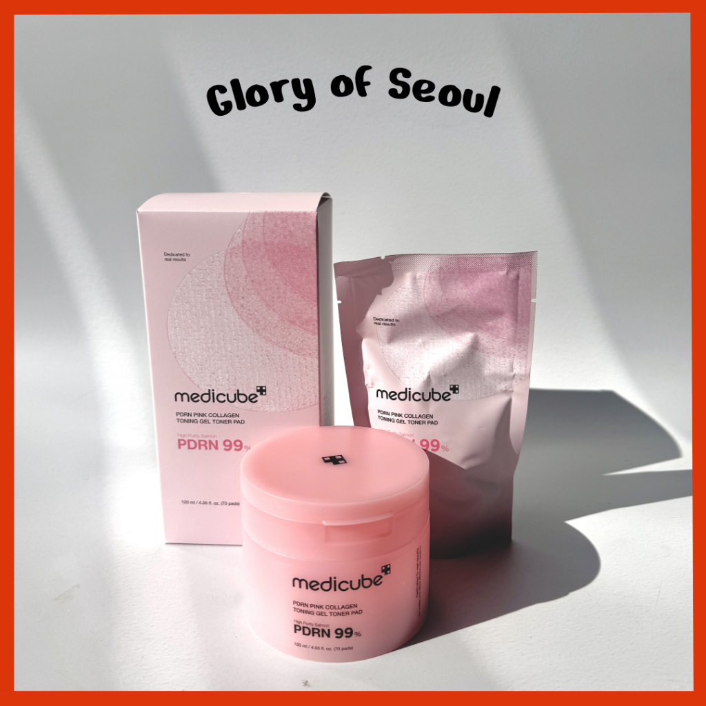 Medicube PDRN Pink Collagen Toning Gel Toner Pad 70pads | Shopee Thailand