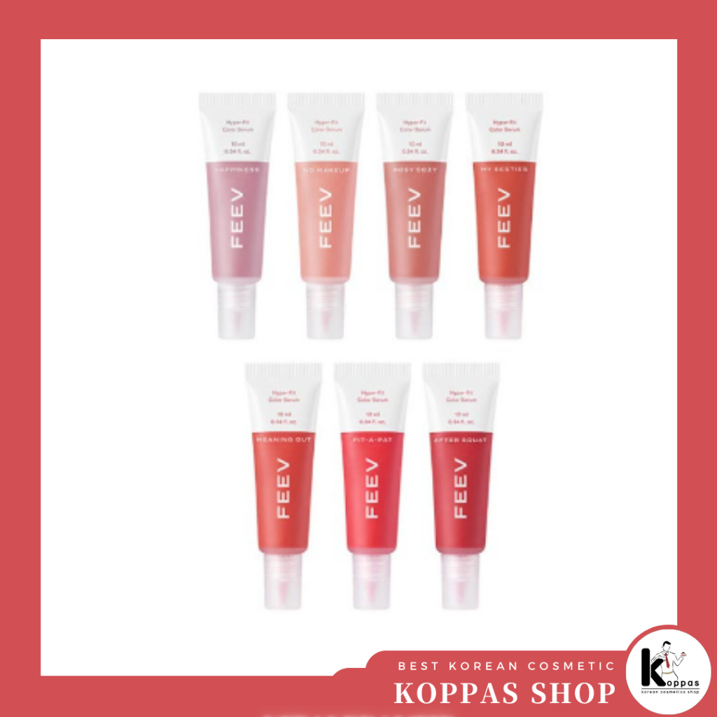 [FEEV ] Hyper-fit Color Serum Mini 10ml 7 COLORS Blush VEGAN | Shopee ...