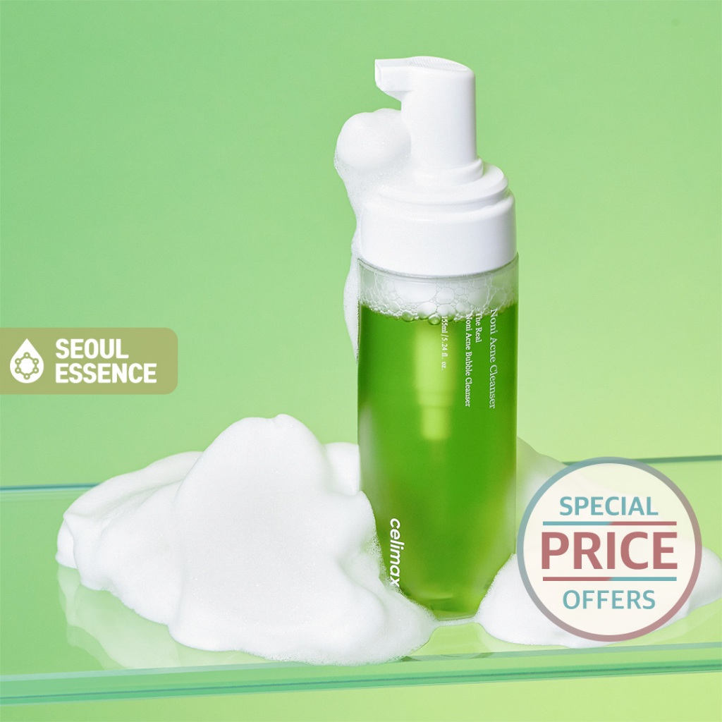 Celimax The Real Noni Acne Bubble Cleanser 155ml - โฟมล้างหน้าสูตรอ่อนสําหรับผิวแพ้ง่ายมันแห้ง ...