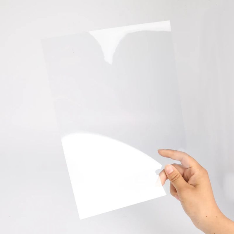แผ่นพลาสติกใส PET sheet ขนาด23*32cm. หนา 0.2mm | Shopee Thailand