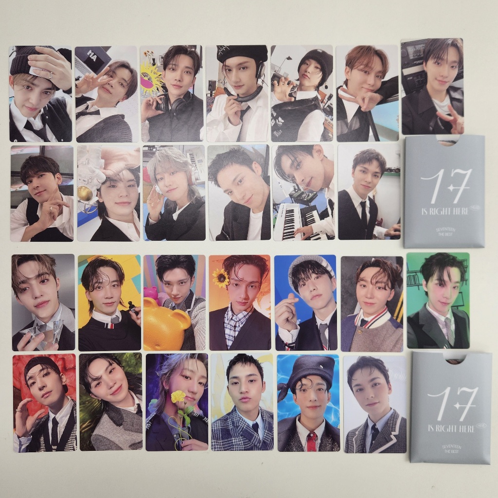 [SET] Seventeen Best Album 17 IS RIGHT HERE Official Album Photocard | Shopee Thailand