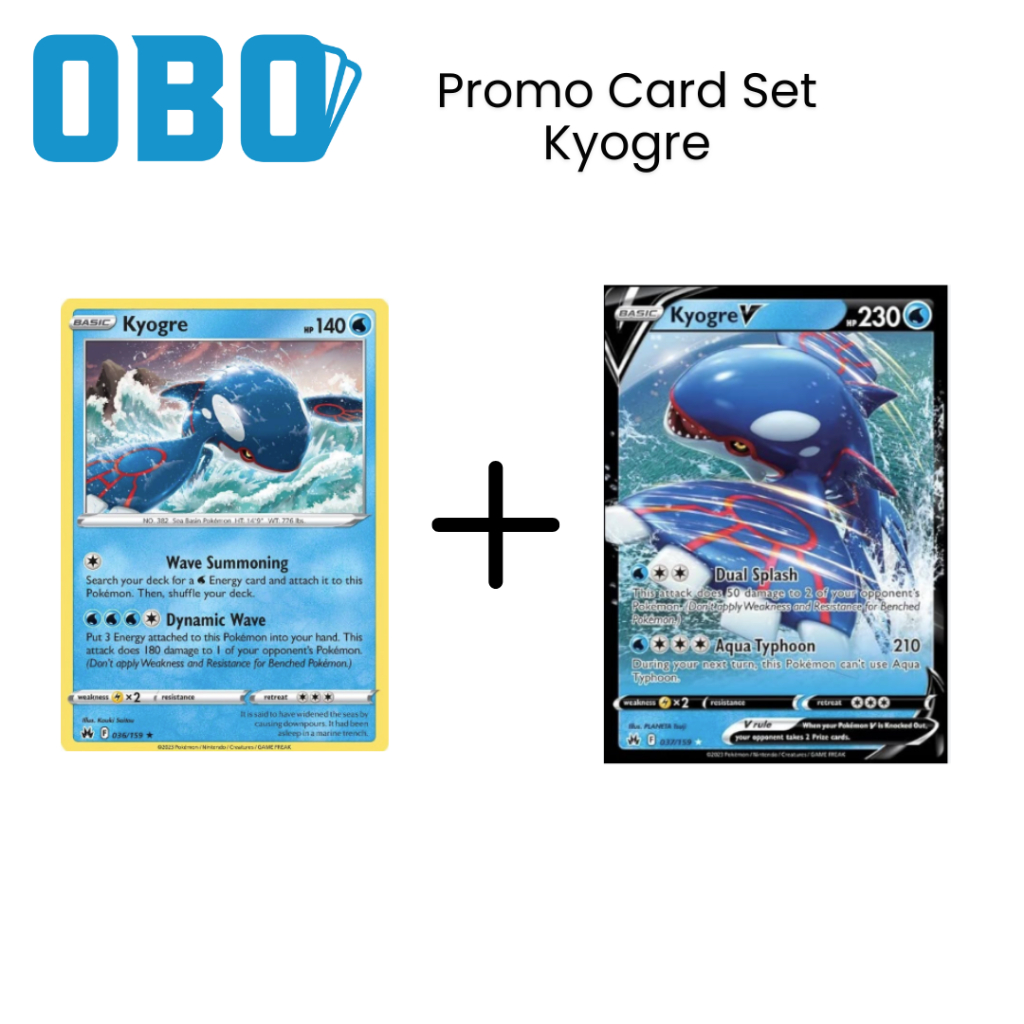 Kyogre Pokemon Legendary Card Set ใหม่ล่าสุด Holofoil | Shopee Thailand