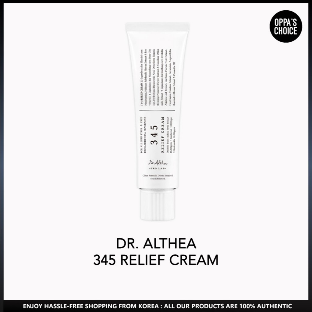 Dr.althea 345 RELIEF CREAM 50ml | Shopee Thailand