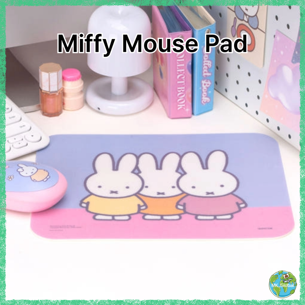 Miffy แผ่นรองเมาส์ - ลายตัวการ์ตูนน่ารักจากเกาหลี เพื่อการควบคุมเมาส์ ...