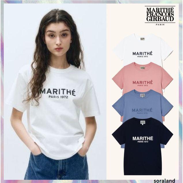 [MARITHE Francois GIRBAUD] W REGULAR LOGO TEE 5 สี (ใหม่) | Shopee Thailand