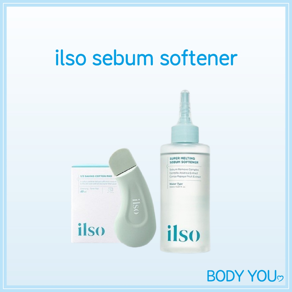 [ILSO] Super Melting Sebum Softener Water Type 150ml + สําลีแผ่น ...