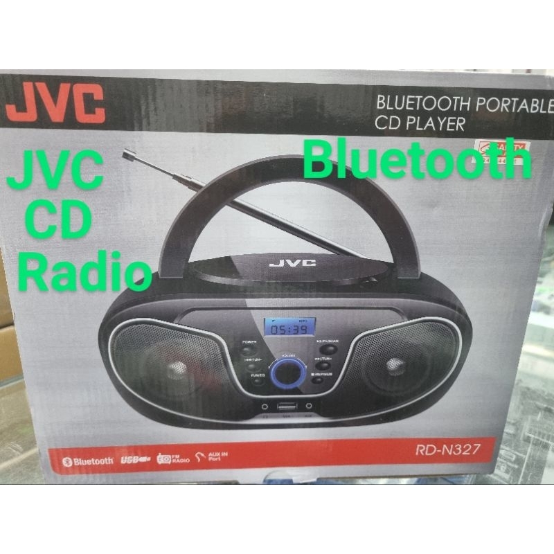 JVC RD-N327 วิทยุซีดีบลูทูธเครื่องเล่น USB – ระบบเพลง All-in-One ...