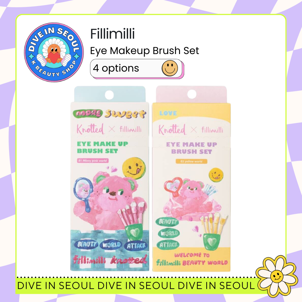 [FILLIMILLI] KNOTTED EDITION Fillimilli Eye Make Up Brush Set | Shopee ...