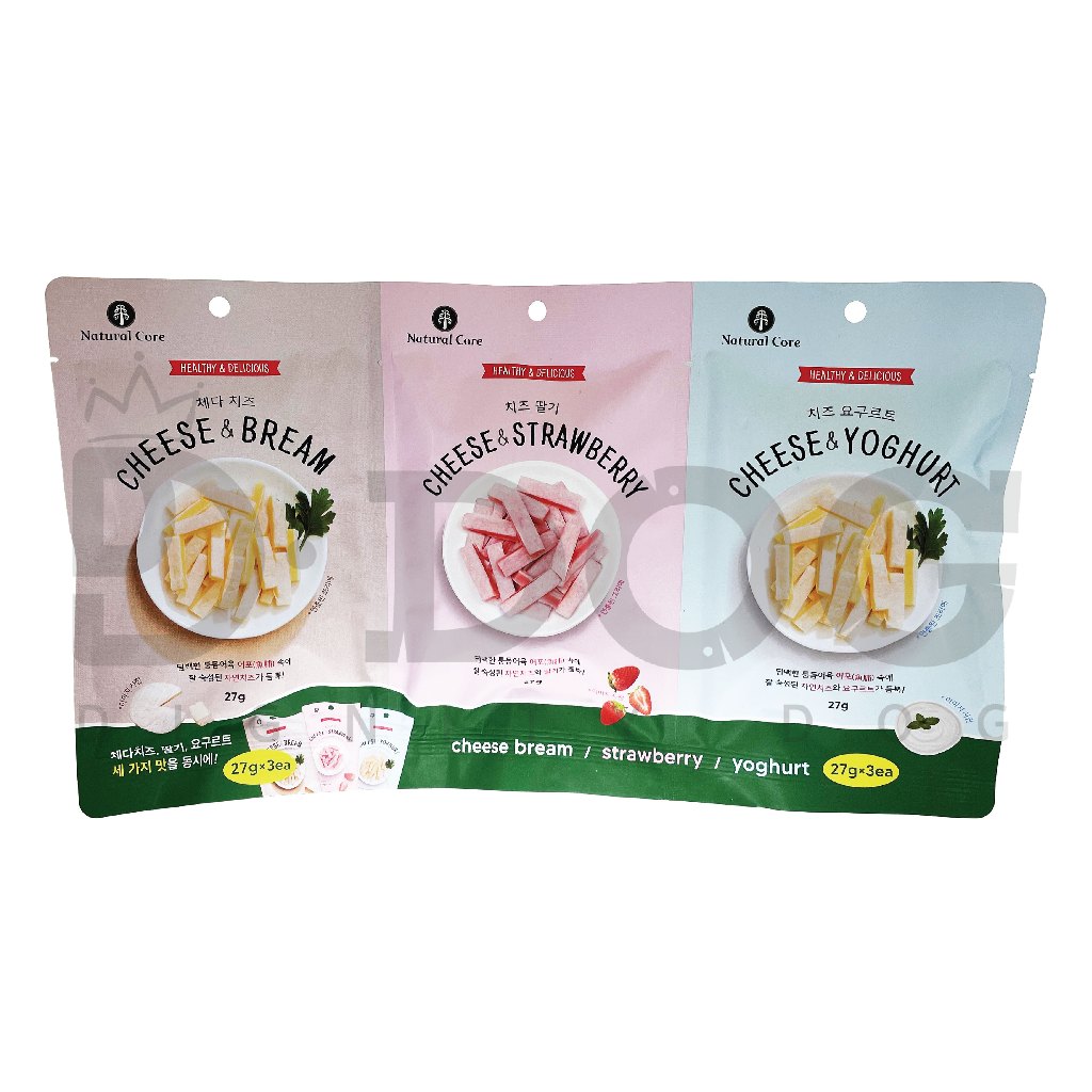 NATURAL CORE 】 Cheese Brim 27g Pet Treats Dog Chew Dogs Cheese Snack ...