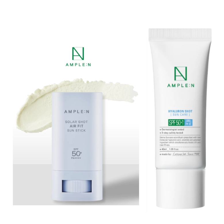 [AMPLE:N] Solar Shot Air Fit Sun Stick 20g/ [AMPLE:N] Hyaluronshot Sun ...