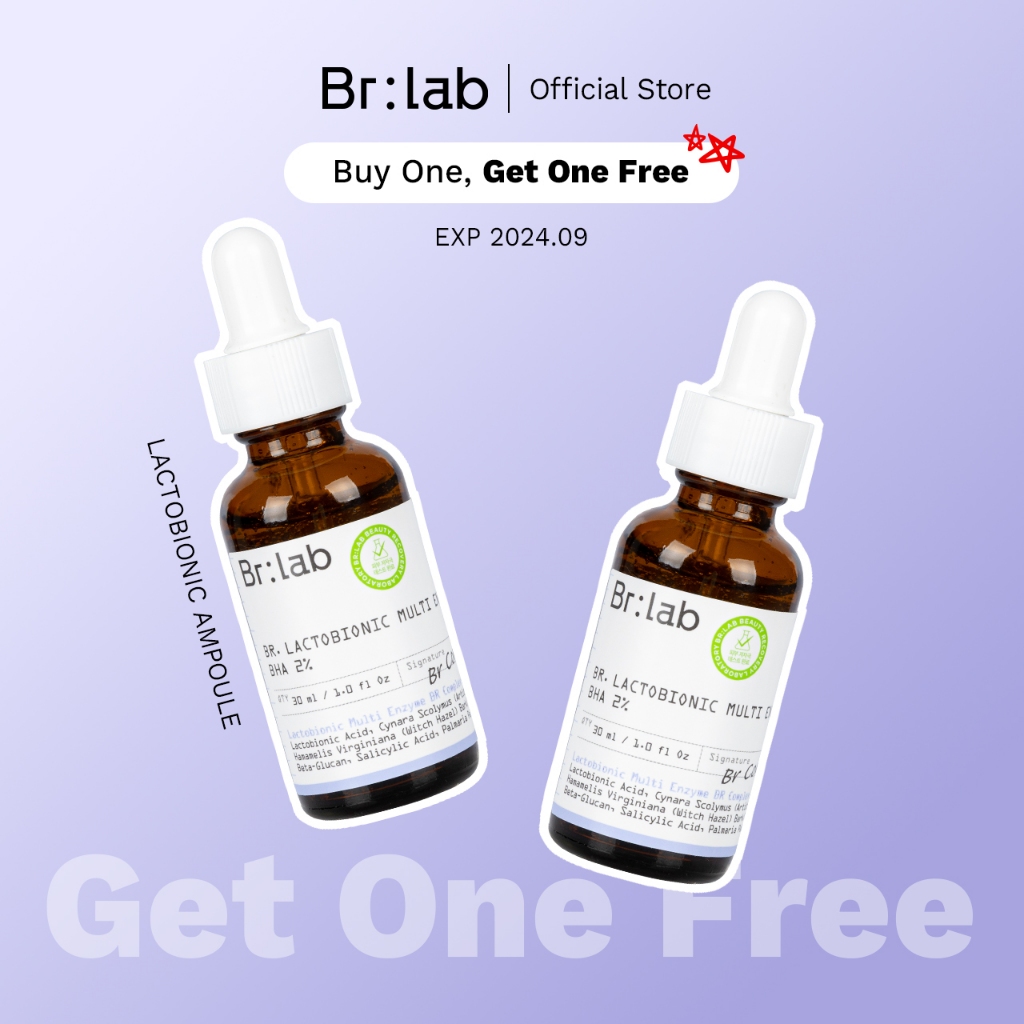 Br:lab BHA2% Dissolve Blackhead Lactobionic Multi Enzyme Ampoule ...