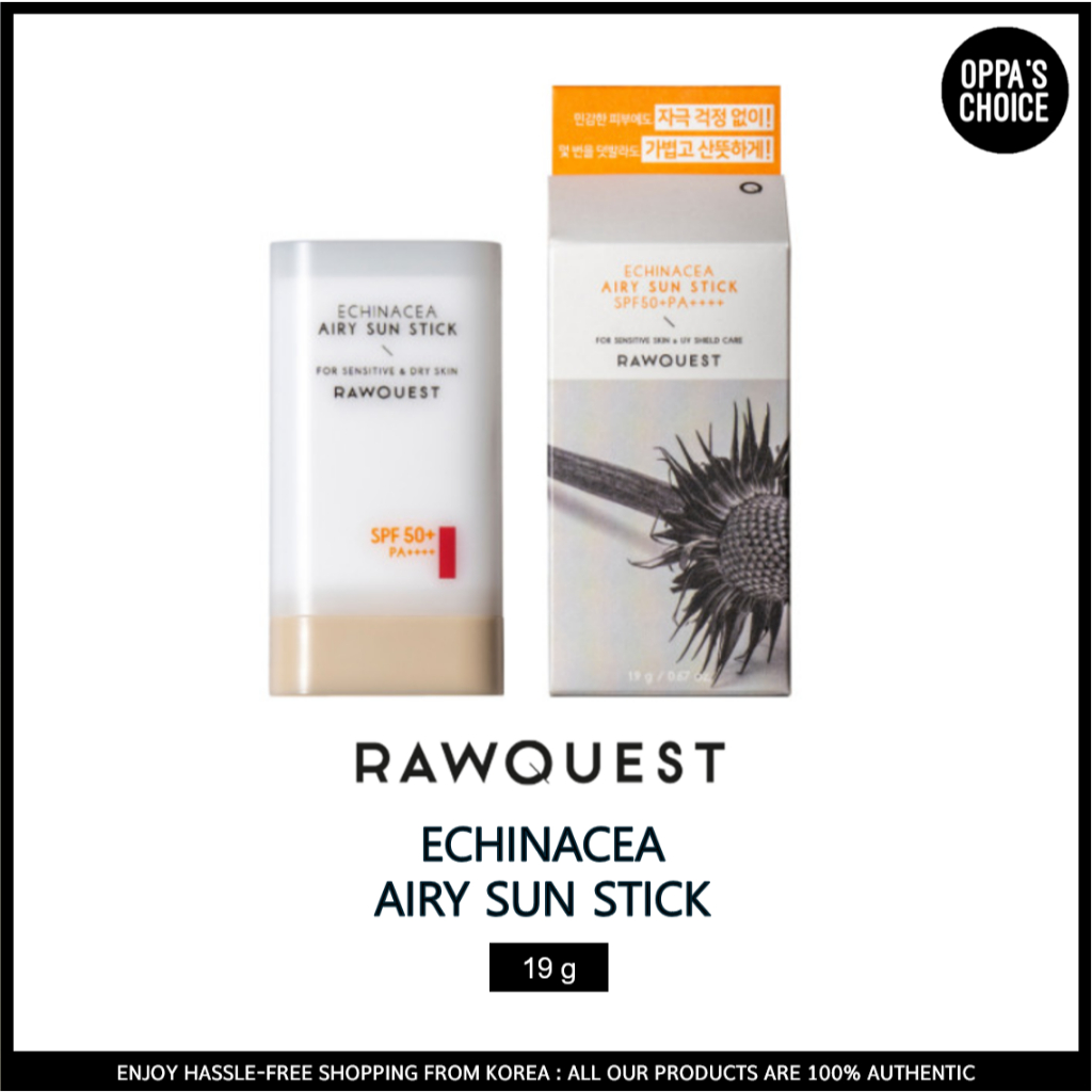 [ใหม่] Rawquest ECHINACEA AIRY SUN STICK ( SPF50+, PA++++) 19g | Shopee Thailand