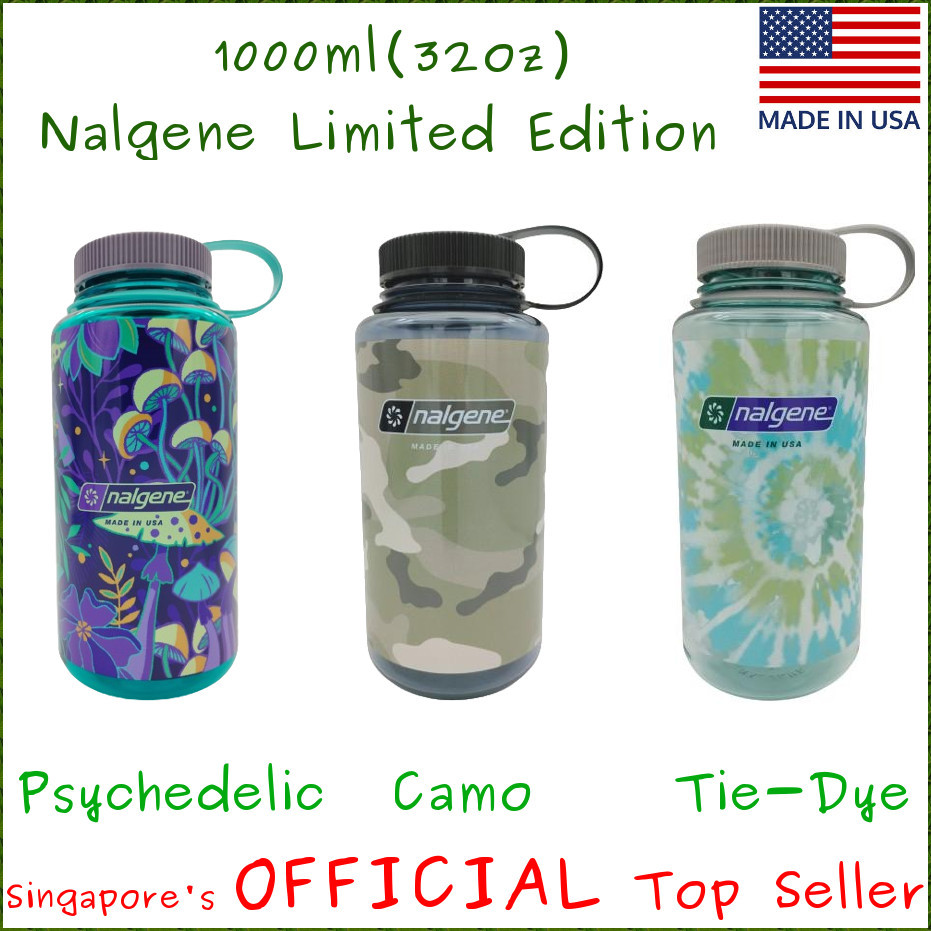 Nalgene 1l / 32oz Limited Edition ขวดน้ําปากกว้าง Camo, Botanical ...