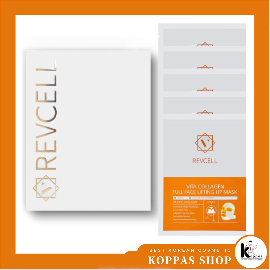 [Revcell ] Vita Collagen Full Face Lifting Up Mask 3pc/5pc ( V Line/Skin Firming ) | Shopee Thailand