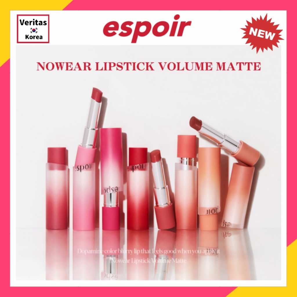 [espoir ] New NOWEAR LIPSTICK VOLUME MATTE 8 สี | Shopee Thailand