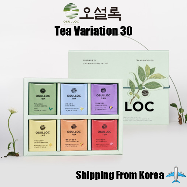 [Osulloc] Tea Variation 30 Set(6Flavators x 5 ชิ้น)Jeju Pure Green ...