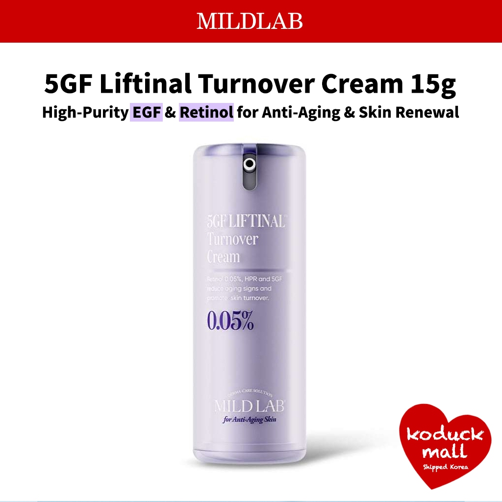 ครีม MILD LAB 5GF Liftinal Turnover - มี EGF ความสะอาดสูงและ Retinol ...