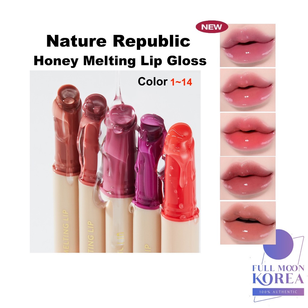 [Nature Republic] Honey Melting Lip, Lip Gloss, Lip Stick | Shopee Thailand