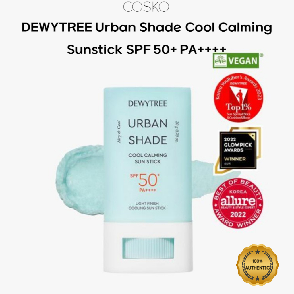 [DEWYTREE] Urban Shade Cool Calming Sunstick SPF 50+ PA++++ | Shopee ...