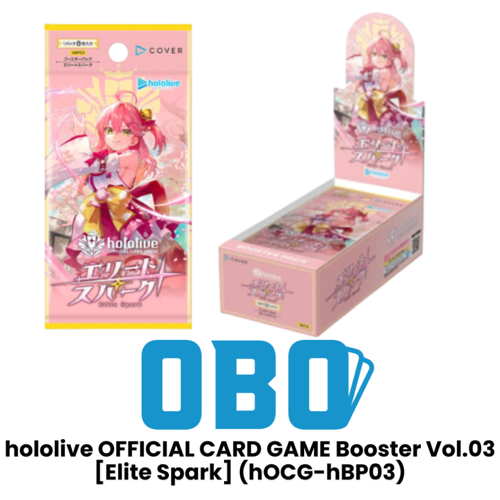 Hololive OFFICIAL CARD GAME Booster Vol.03 [Elite Spark] (hOCG-hBP03) ญี่ปุ่น | Shopee Thailand