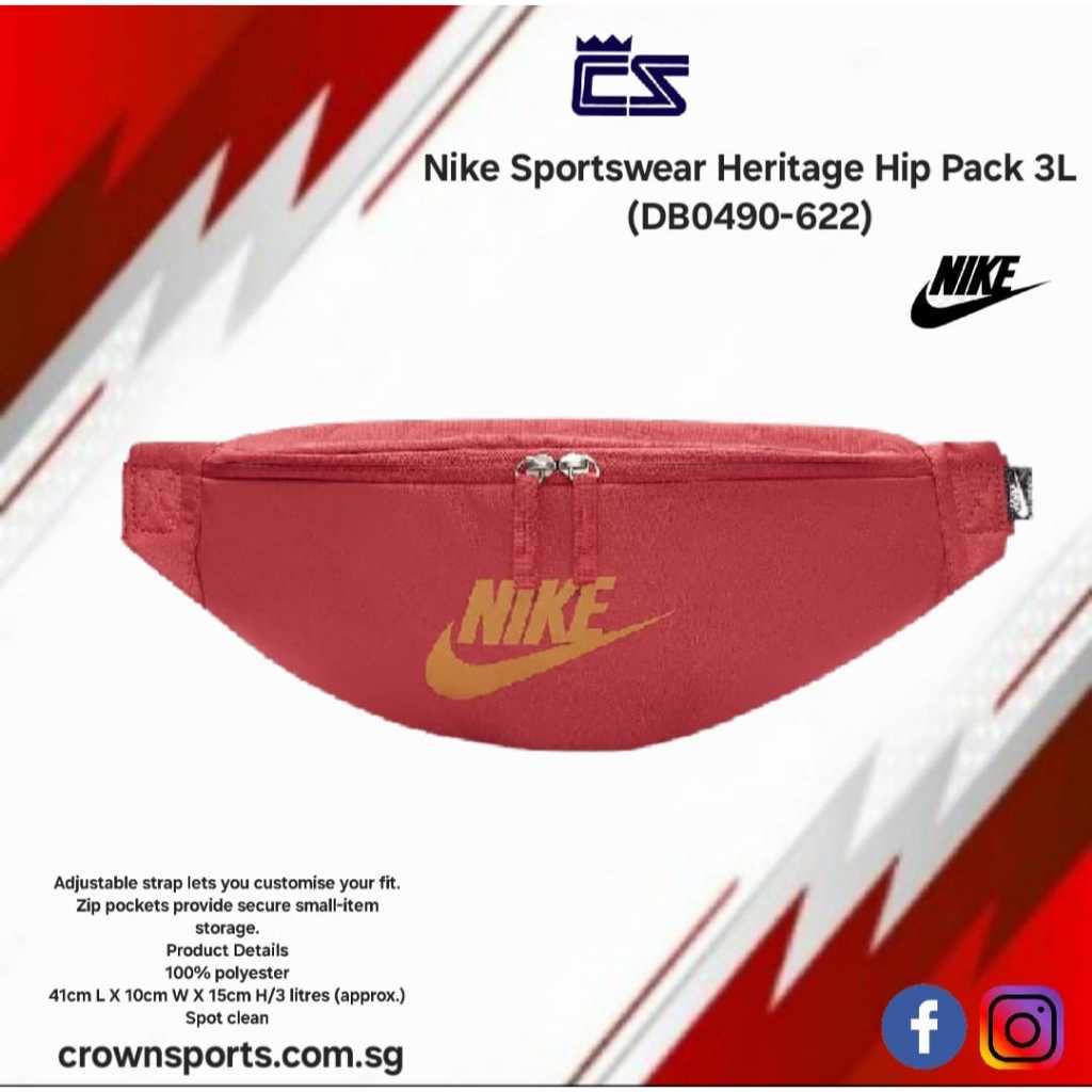 ชุดกีฬา Nike Heritage Hip Pack 3L (DB0490-622) | Shopee Thailand