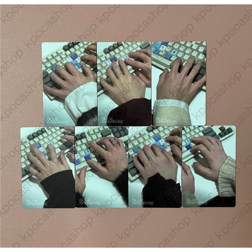 Zerobaseone ZB1 Blue Paradise Key Cap ver Official photocards อัลบั้ม ...