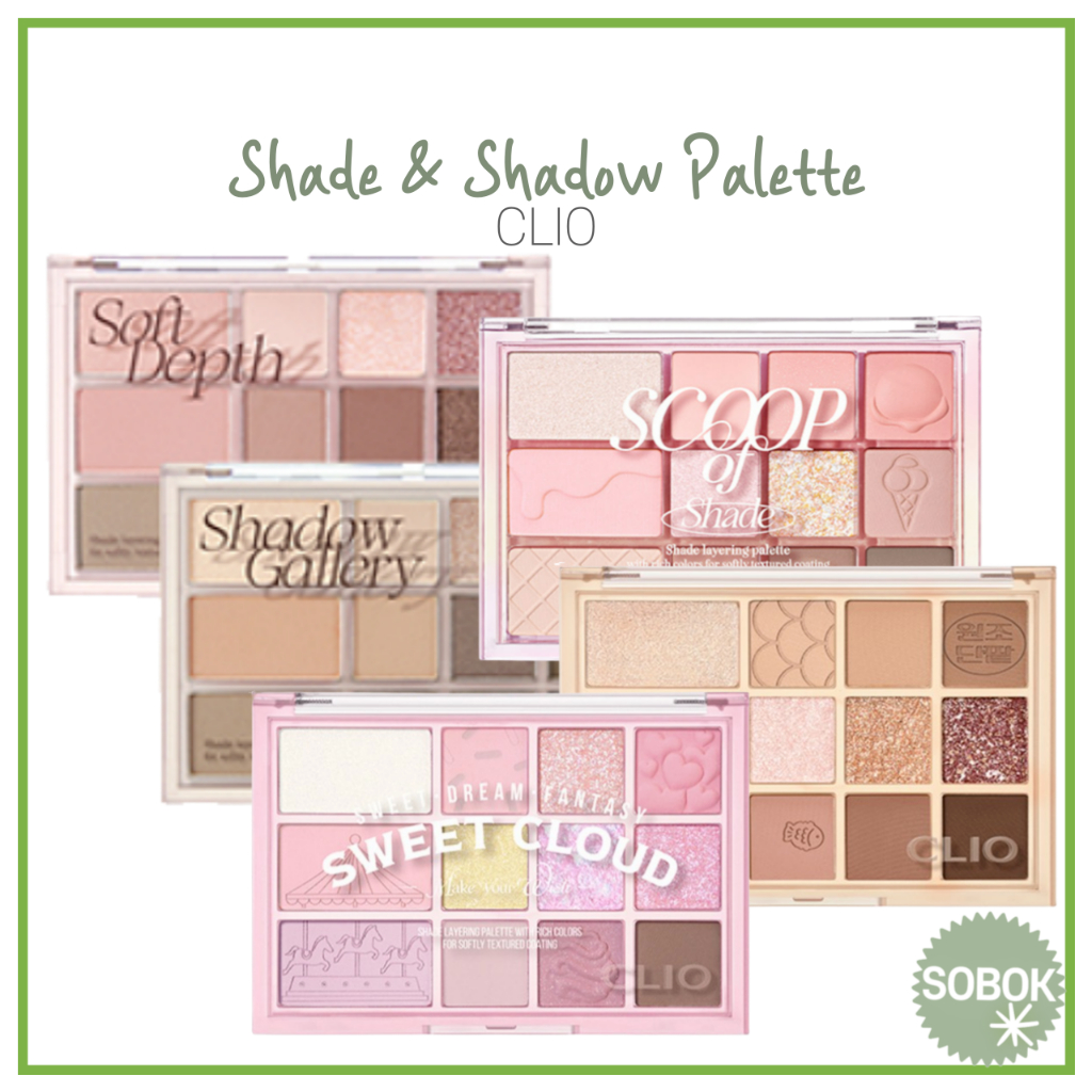 [CLIO] (+ใหม่) Shade & Shadow Palette 5colors / Eyeshadow Palette Multi ...