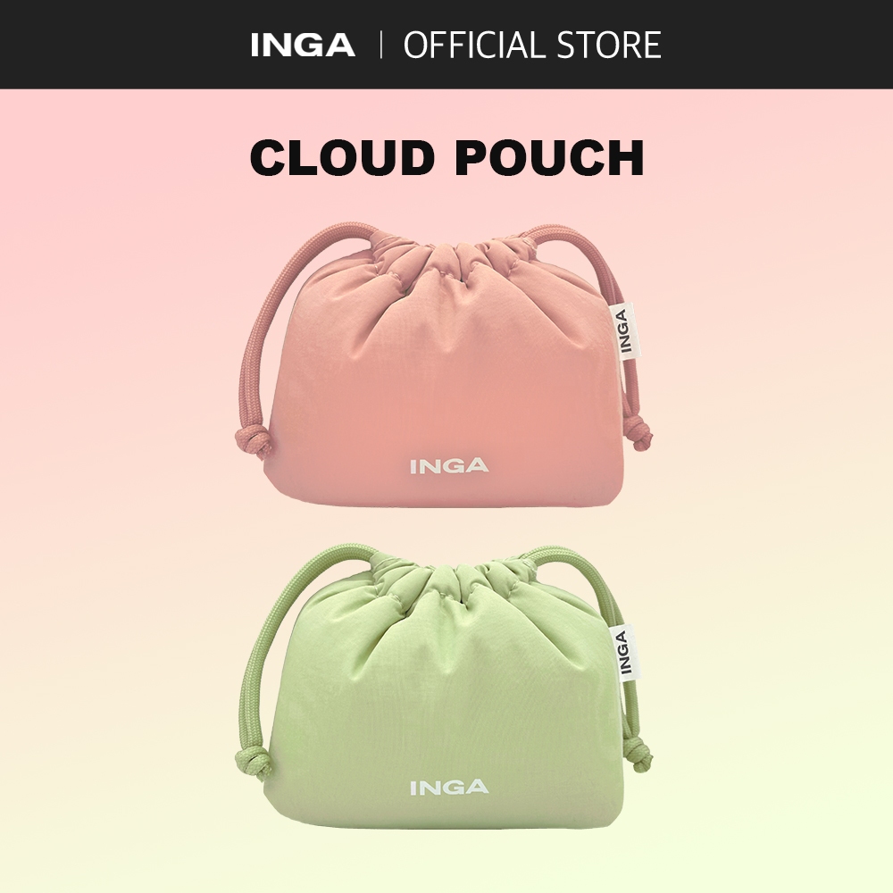 Inga Cloud Pouch ( PINK/GREEN) | Shopee Thailand