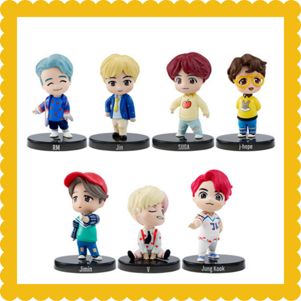 Bts Mini Figures BTS X MATTEL 7SET | Shopee Thailand