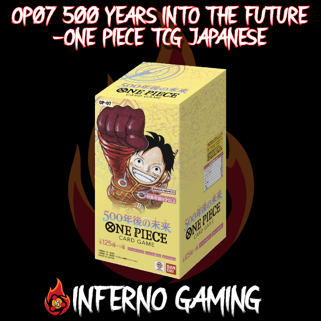 [OP-07] 500 Years Into The Future Booster Box- One Piece TCG Japanese OP07 | Shopee Thailand