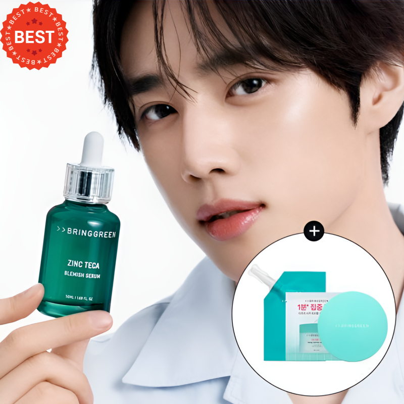 [BRING Green] Zinc Cica Trouble Serum 50ml + 25ml Refill (+ Tea Tree ...