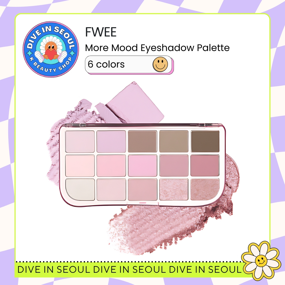 [FWEE] More Mood Eyeshadow Palette – 6 สี / 12g | Shopee Thailand