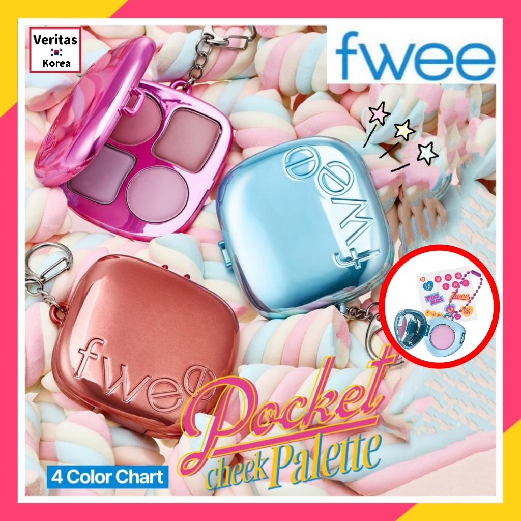 fwee Pocket Cheek Palette 4 สี / Shadow Keychain | Shopee Thailand