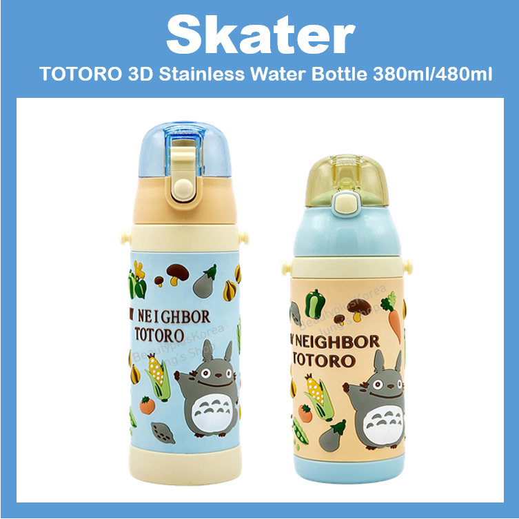 [SKATER] Totoro 3D Stainless Water Bottle 380ml SSPV4, 480ml SDPV5 | Shopee Thailand
