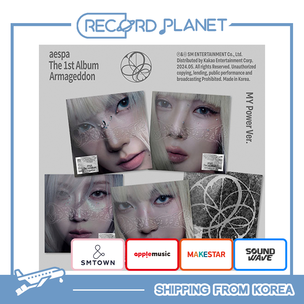 [POB] aespa - 1st Album [ Armageddon ]_My Power + Free Gift | Shopee ...