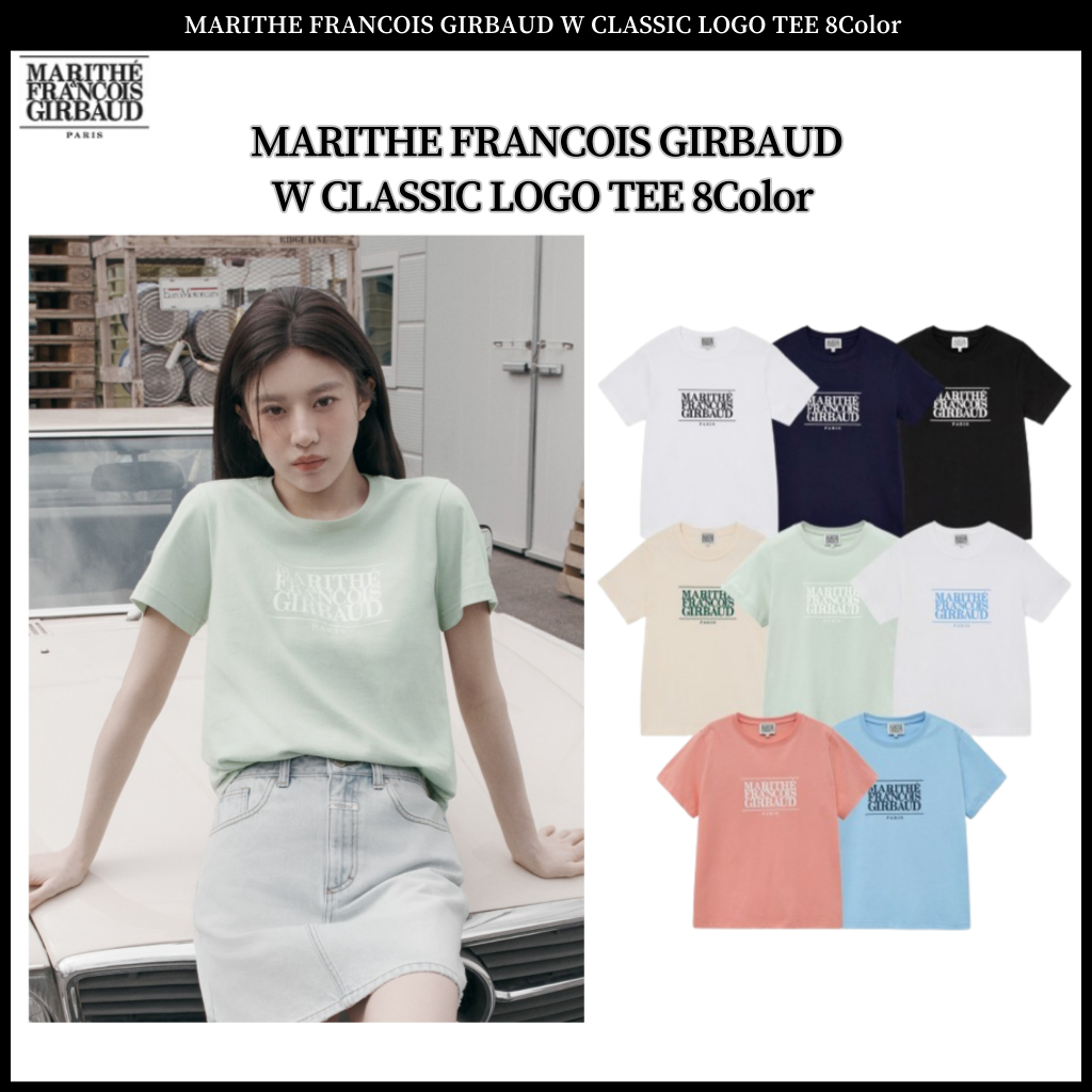 Marithe FRANCOIS GIRBAUD W CLASSIC LOGO TEE 8 สี | Shopee Thailand