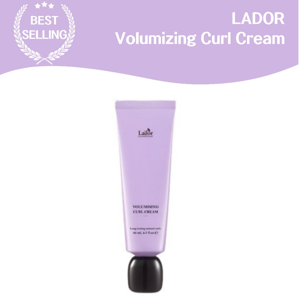 Lador Volumizing Curl Cream 80ml ลอนเรืองแสง คลื่นยางยืด เนื้อนุ่ม การ ...
