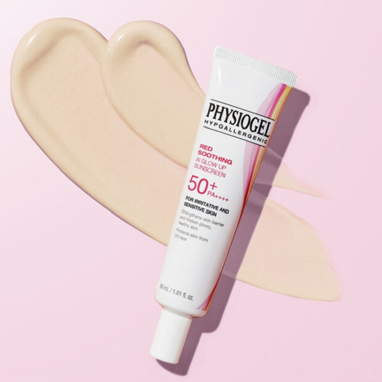 Physiogel Red Soothing AI Glow Up Sunscreen 30ml SPF50+ PA++ | Shopee ...