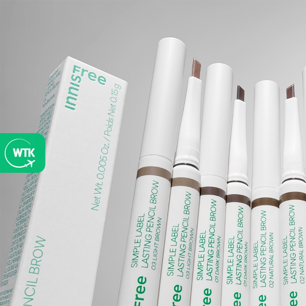 INNISFREE Simple Label Lasting Pencil Brow 0.15g / Auto Eyebrow Pencil ...