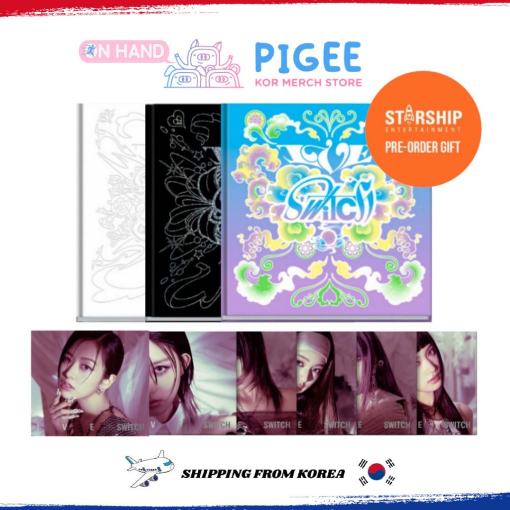 [POB] IVE - [ IVE SWITCH ] THE 2ND EP (3SET+DIGIPACK SET) | Shopee Thailand