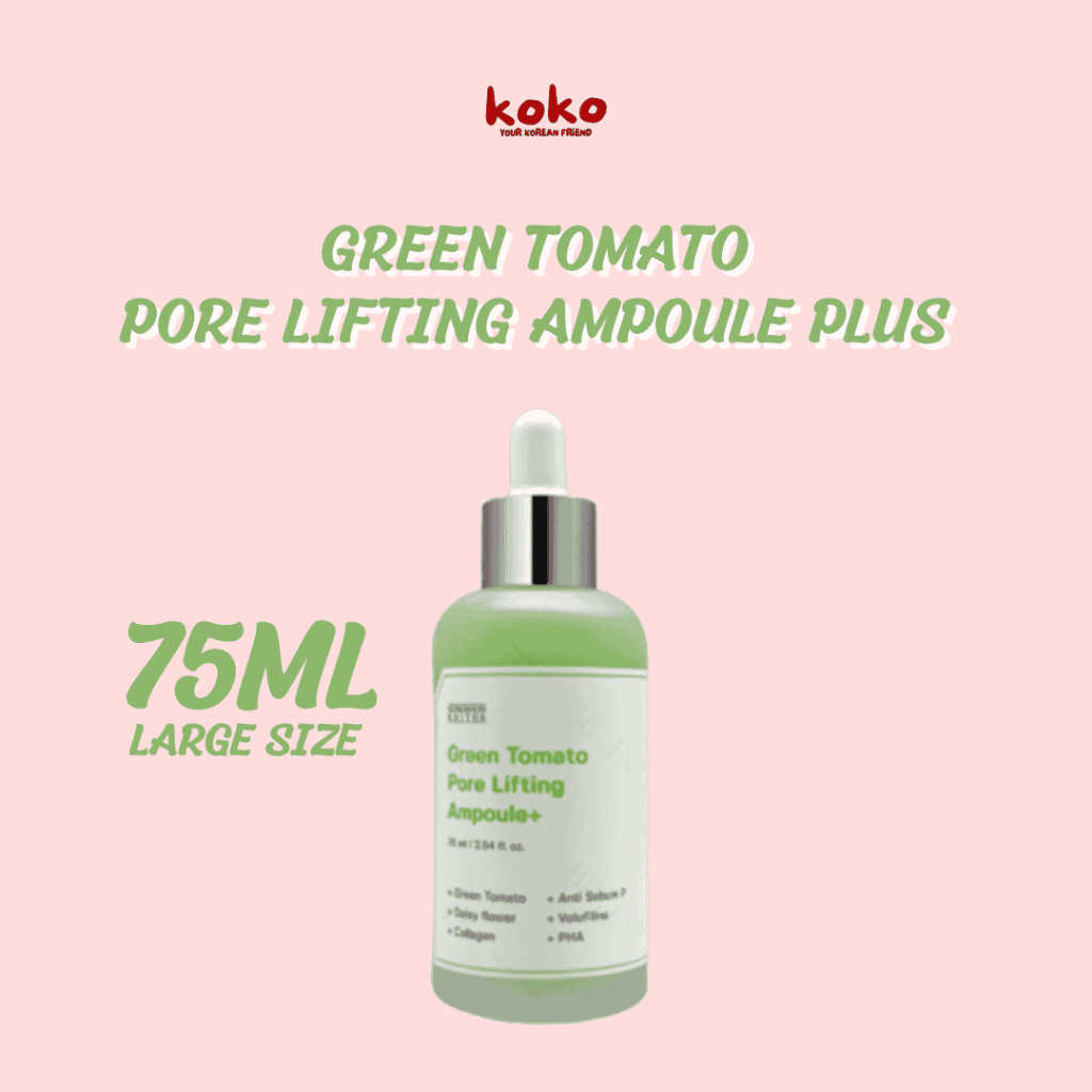 [Sungboon Editor] 75ML LARGE SIZE :: Green Tomato Pore Lifting Ampoule Plus / กระชับรูขุมขน ยก ...