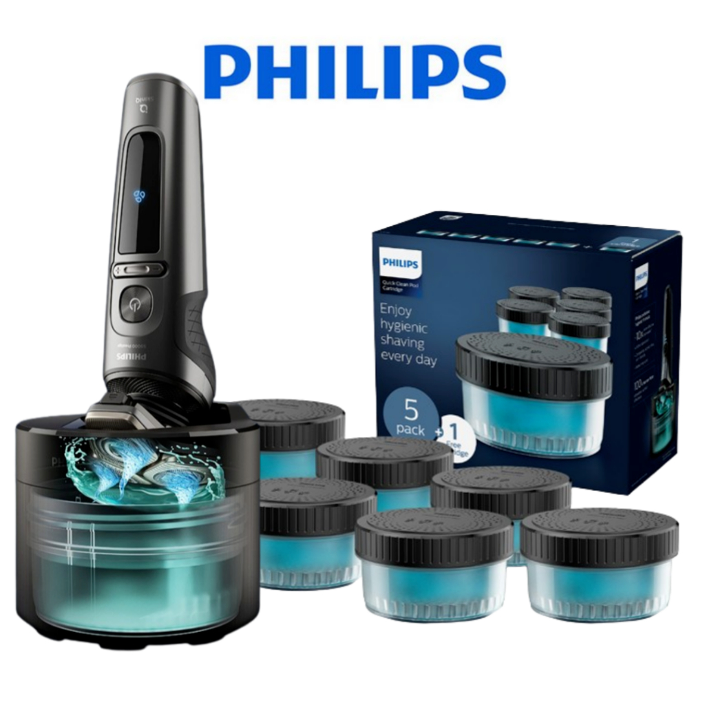 Philips Quick Clean Pod Cartridge น ้ ํายาทําความสะอาดเครื ่ องโกนหนวด ...
