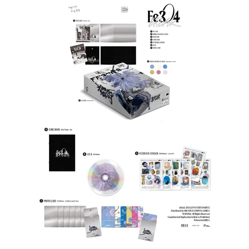 [ALBUM] Nmixx [Fe3O4: BREAK] Limited ver / Standard | Shopee Thailand
