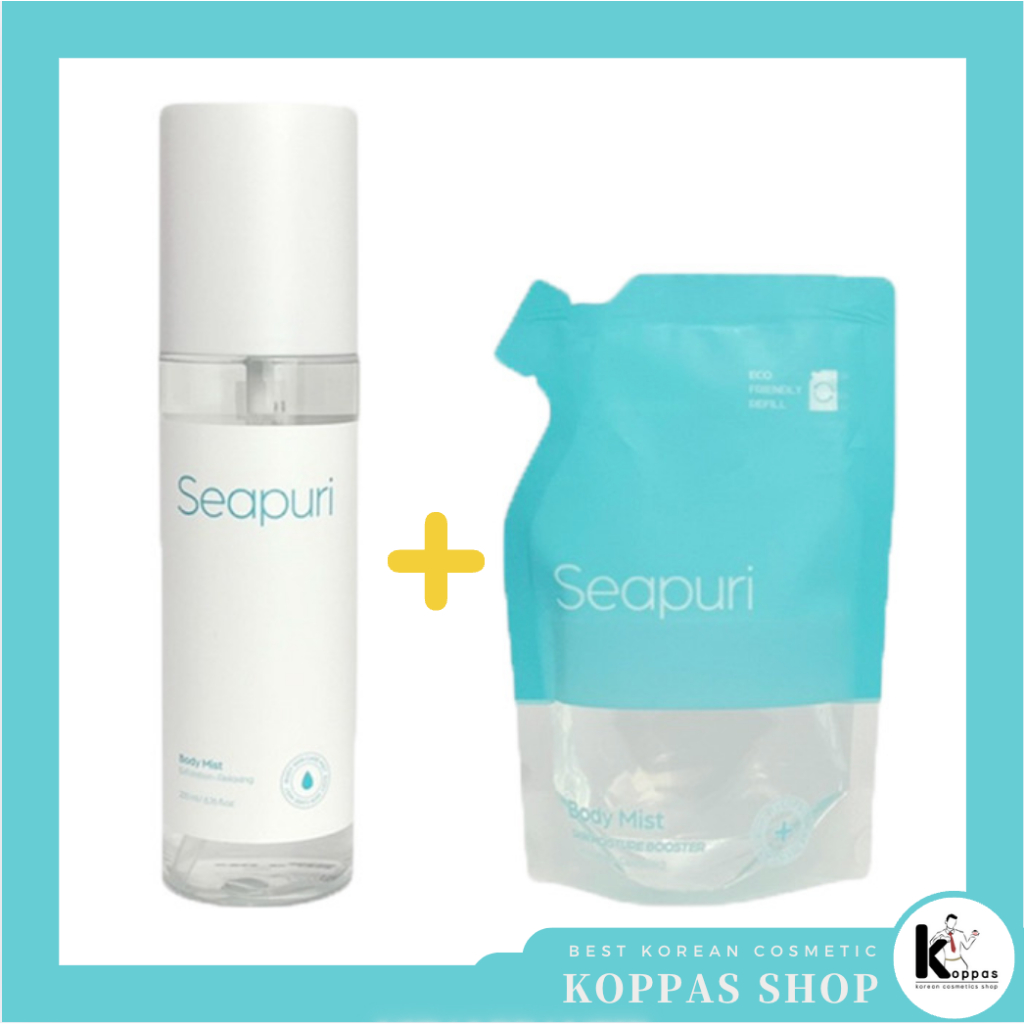 Seapuri Body Mist 200ml + 100ml (รีฟิล) ชุดขัดผิว | Shopee Thailand