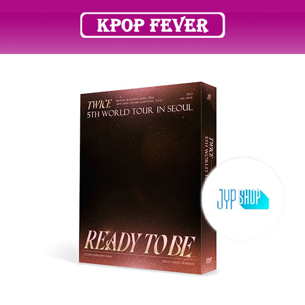 (JYP POB) TWICE - 5TH WORLD TOUR [ READY TO BE ] IN SEOUL DVD | Shopee Thailand